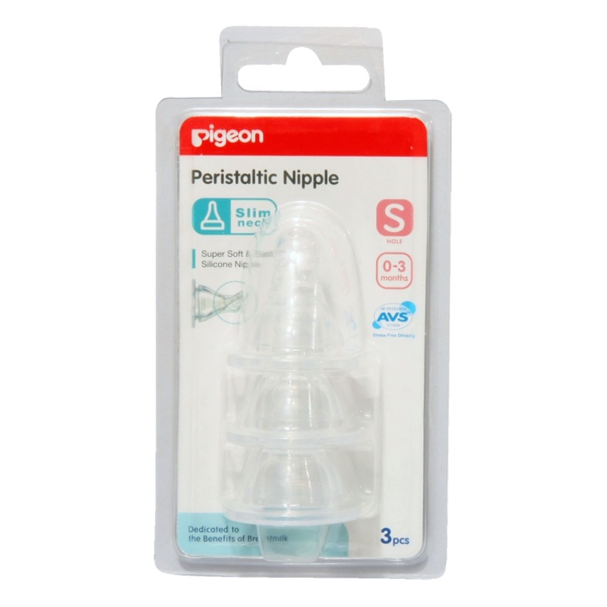 Jual Pigeon Nipple Peristaltic Slim Neck Dot Botol Standar Kemasan ...