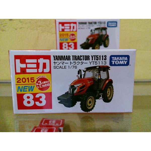 Jual Tomica No 83 Diecast Miniatur Alat Pertanian YANMAR TRACTOR ...