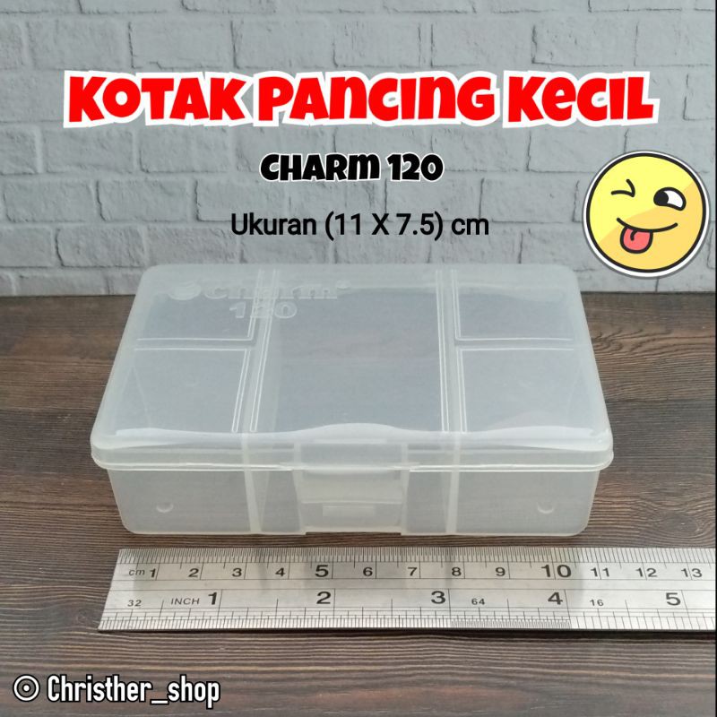 Jual Kotak Pancing CHARM-120 11 x 7 cm / Peralatan Mancing Fishing ...