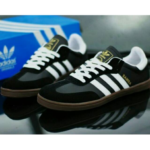 Jual Adidas Samba Hitam Basic Line | Shopee Indonesia