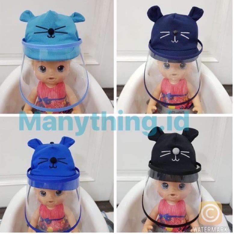 Jual Tax Free Topi Bayi anti corona visor tebal premium - topi ...