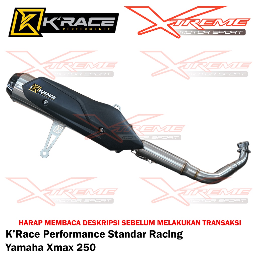 Jual Knalpot KRace Performance Standar Racing Yamaha Xmax 250 | Shopee ...