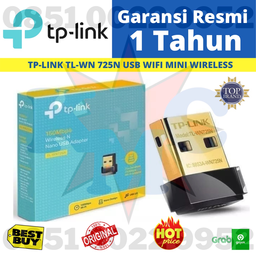 Jual TP-LINK TPLINK TL-WN 725N WN725N Usb wifi mini Wireless Adapter ...