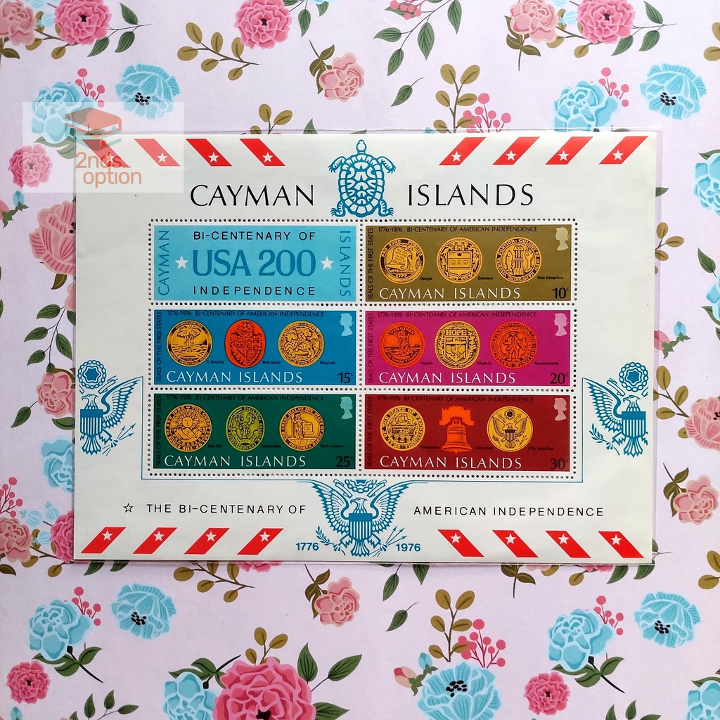 Jual Perangko/Stamps Cayman Islands - THE BI-CENTENARY OF AMERICAN ...