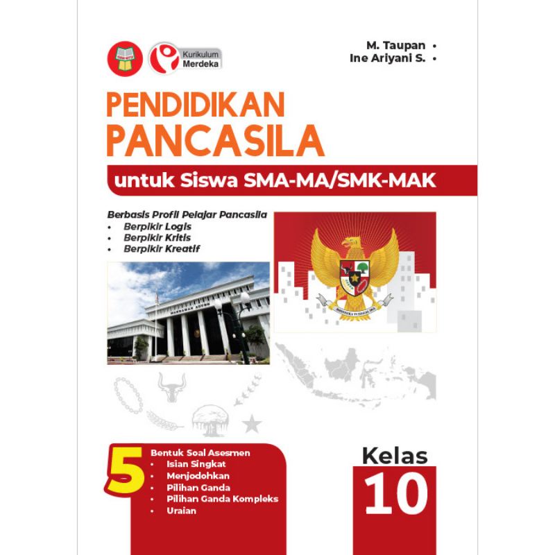 Jual Buku Pendidikan Pancasila SMA-MA/SMK-MAK Kelas X Kurikulum Merdeka | Shopee Indonesia