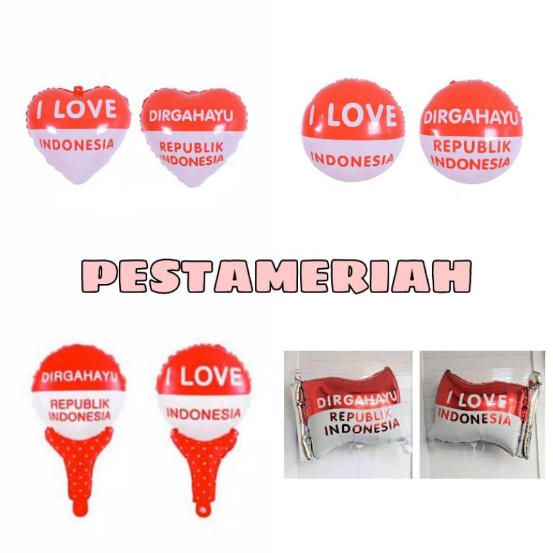 Jual BALON FOIL HUT RI / BALON FOIL DIRGAHAYU RI / BALON FOIL MERAH ... Jual BALON FOIL HUT RI / BALON FOIL DIRGAHAYU RI / BALON FOIL MERAH ...