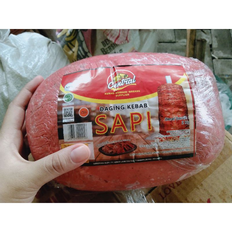 Jual (Hanya jawa timur) Daging kebab sapi central 500g | Shopee Indonesia