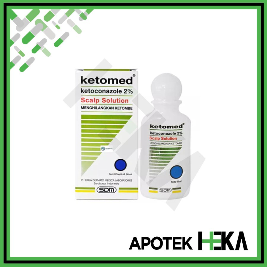 Jual Ketomed Scalp Solution 60 ml - Sampo Anti Ketombe (BANDUNG ...