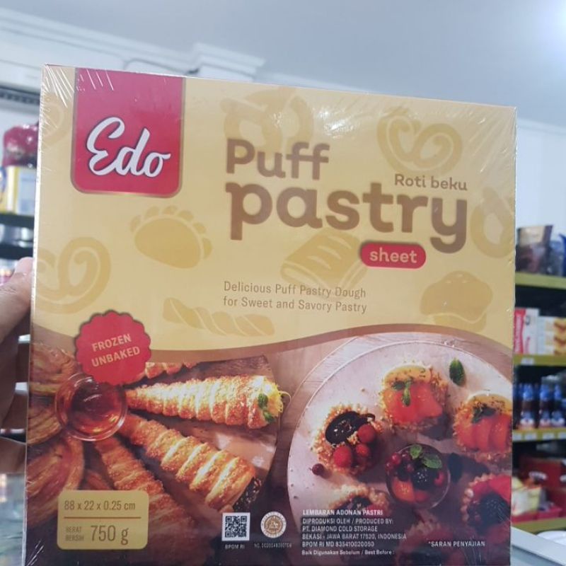 Jual edo puff pastry sheet 750gr | Shopee Indonesia
