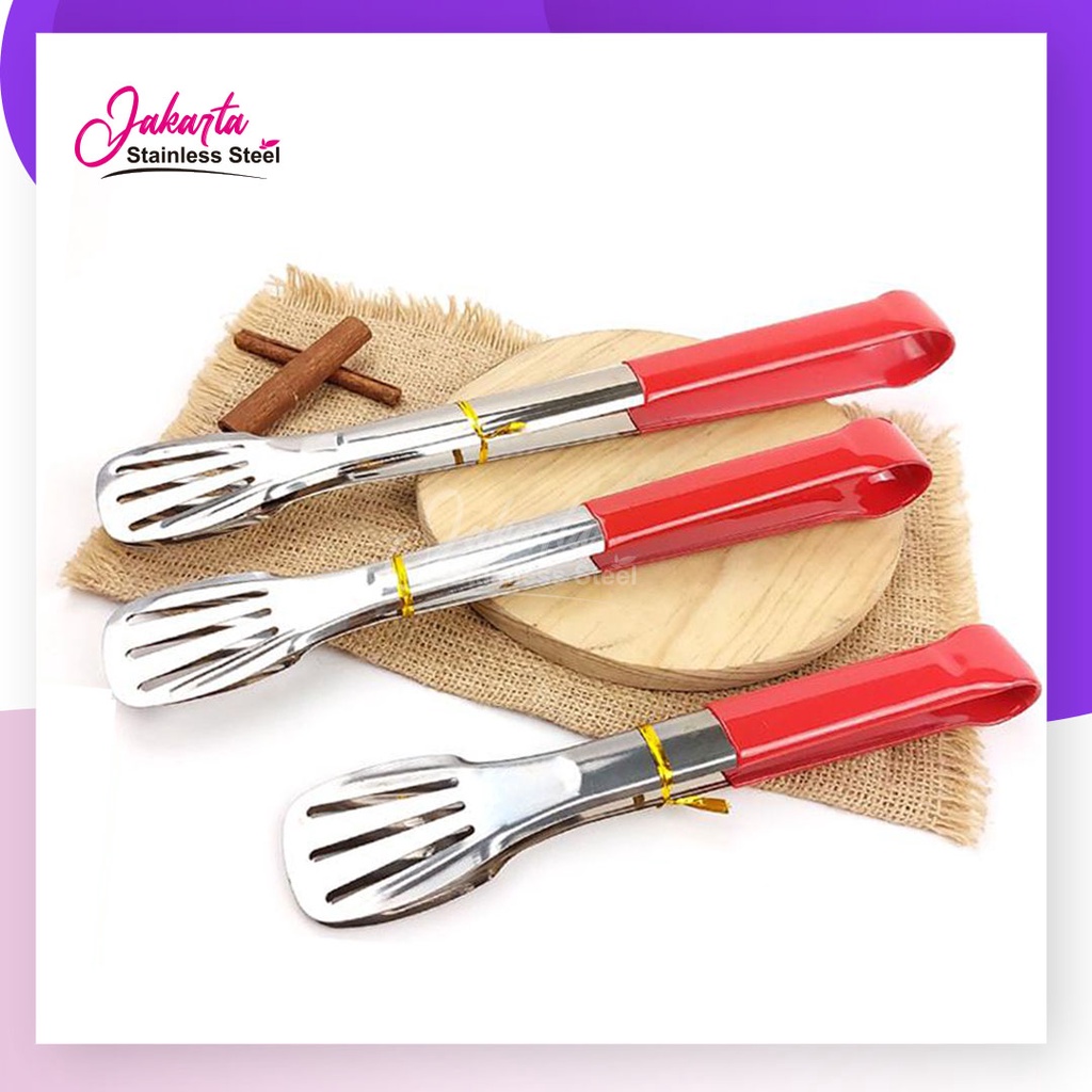 Jual JSS - Alat Capitan Makanan Stainless Steel Jepitan Gorengan Anti ...