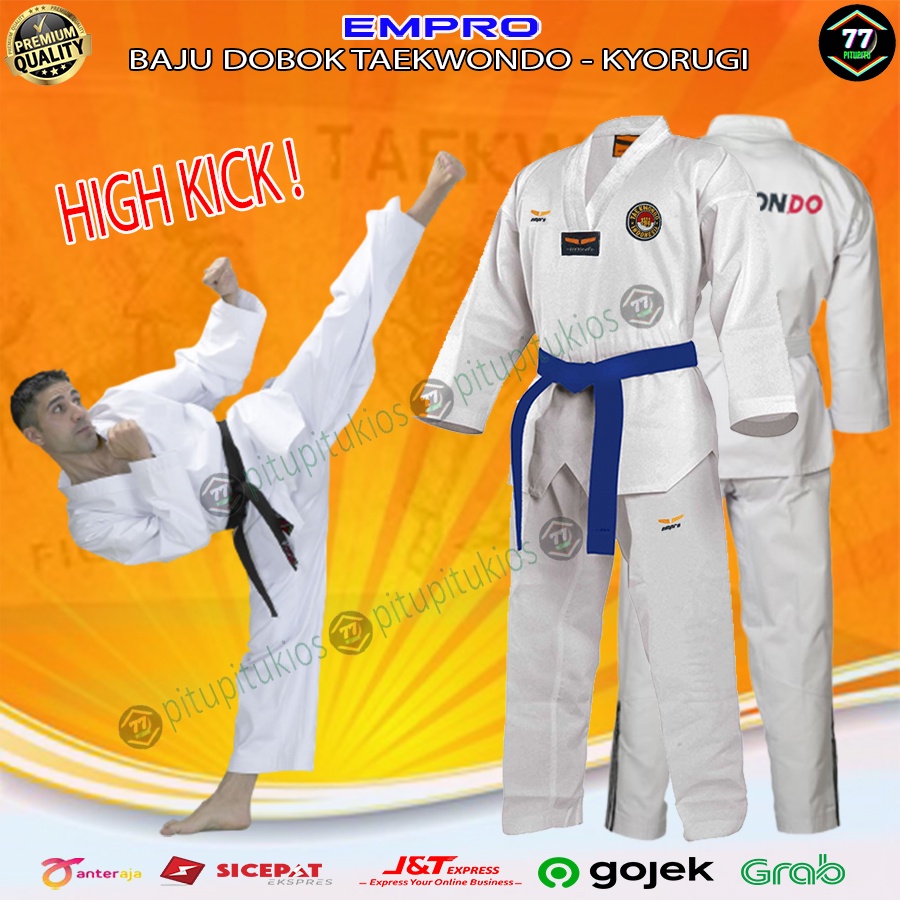 Jual Baju Seragam Poomsae Kyorugi Dobok Beladiri Taekwondo Kyorugi ...