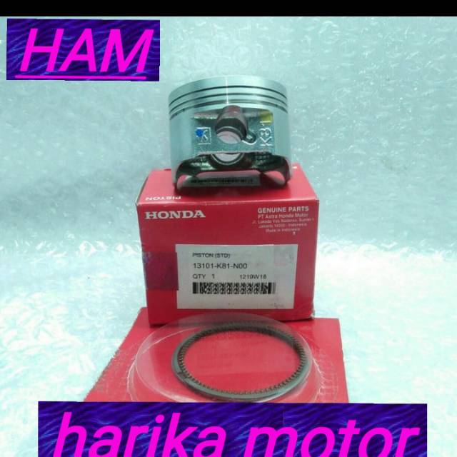 Jual PISTON BEAT FI K81 SEHER BEAT STREET RING SEHER HONDA BEAT K81 ...