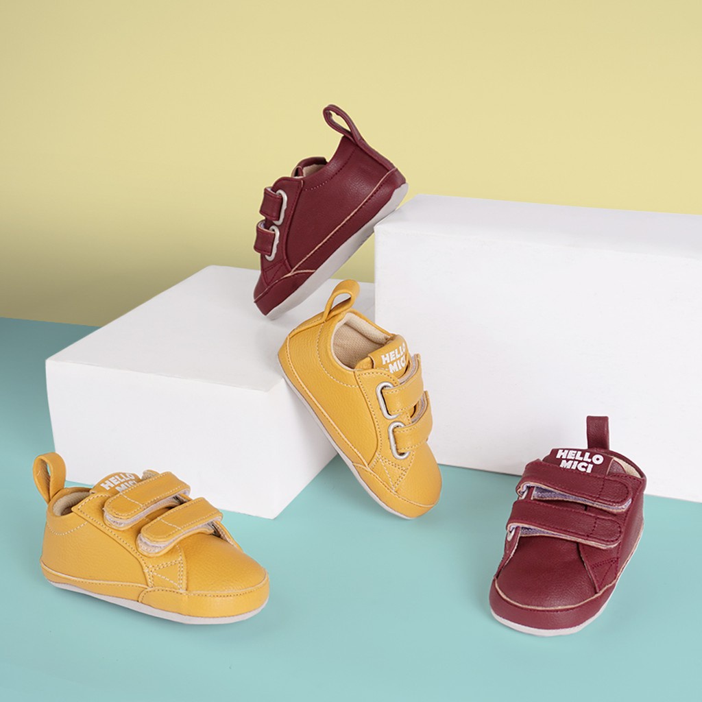 Jual SEPATU HELLO MICI ICE CREAM MAROON dan TAN | Shopee Indonesia