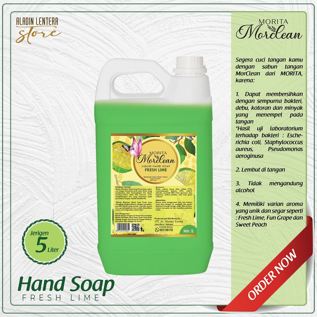 Jual MorClean Hand Soap 5 Liter | Shopee Indonesia