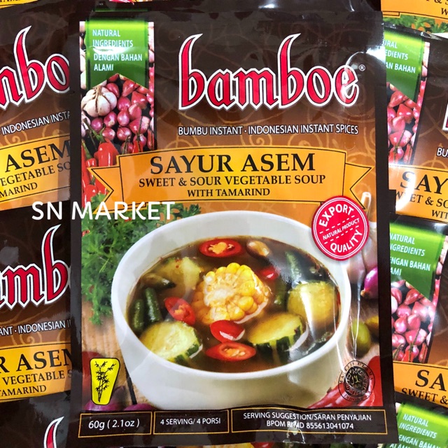 Jual Bamboe Bumbu Sayur Asem 60 gr | Shopee Indonesia