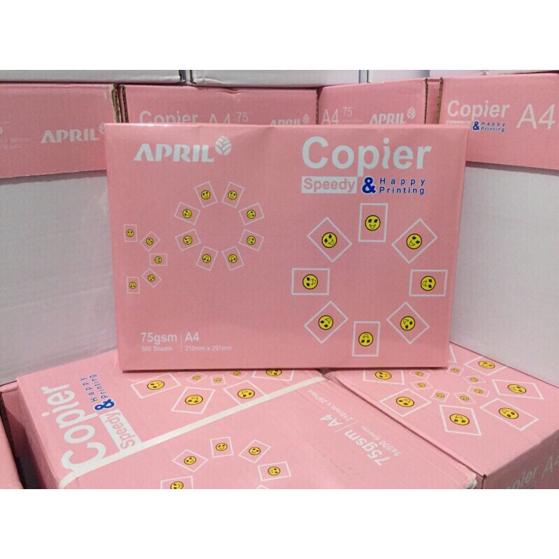 Jual Kertas Hvs A4 F4 April Copier Happy Printing 75gsm 1 Rim