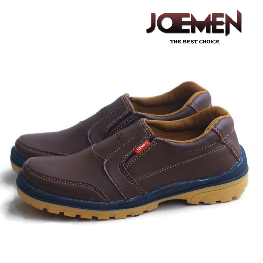 Jual Sepatu Pria Sepatu Kulit Slip On Kasual Kerja Joemen J40 | Shopee ...