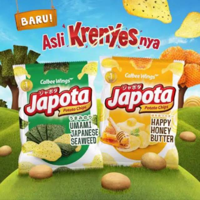 Jual SNACK Calbee Japota Umami Japanese Seaweed Happy Honey Butter ...