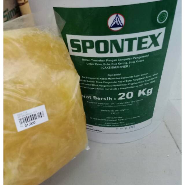 Jual 250gr SP Spontex/Pengembang Kue/Emulsifier/Pelembut Bolu ...