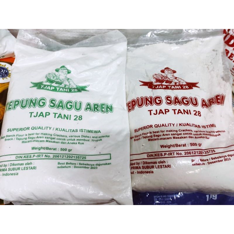 Jual TEPUNG SAGU AREN CAP TANI 28 BERAT 500GRAM | Shopee Indonesia