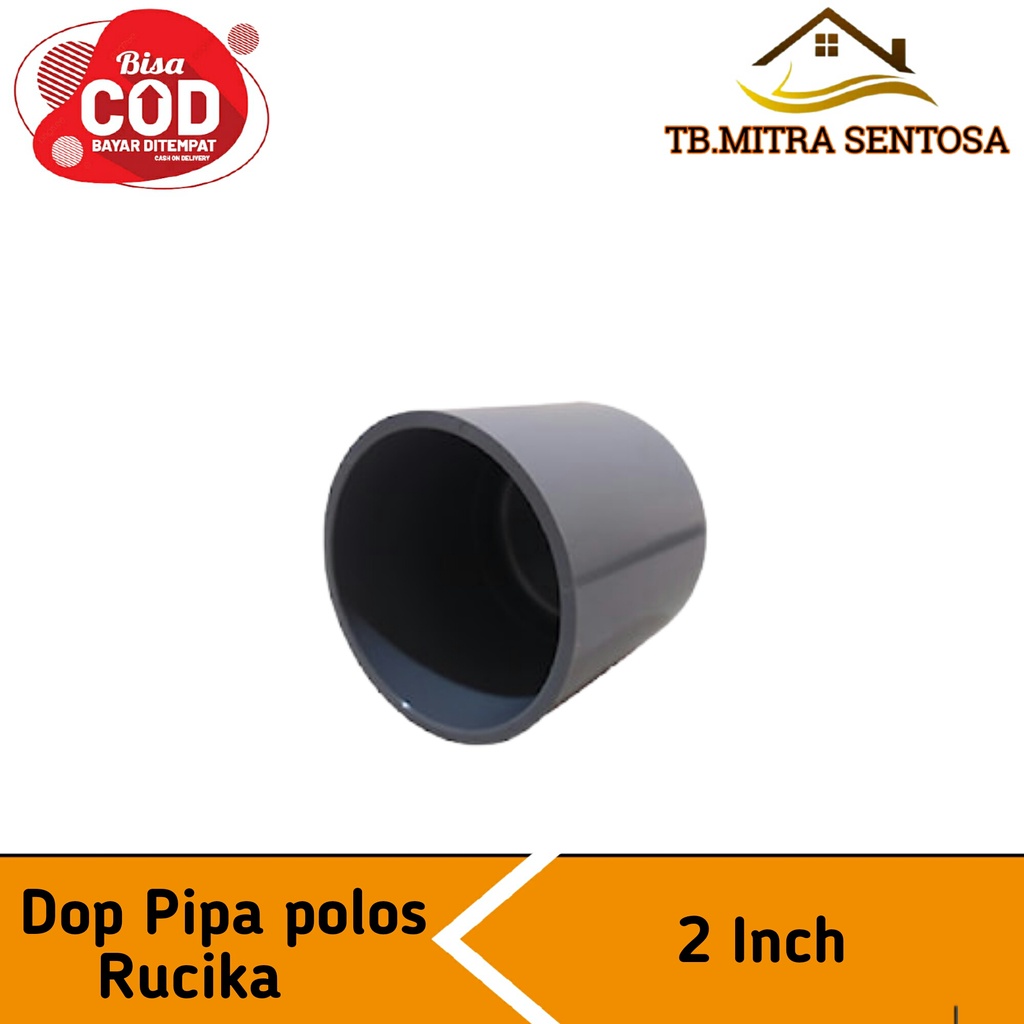 Jual Dop Cap Pipa PVC Polos RUCIKA Tutup Pralon Paralon 2 inch D ...