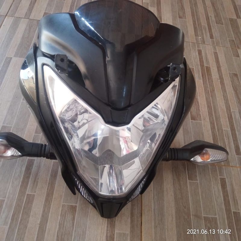 Jual Fullset Batok Kepala Lampu Reflektor Depan Set Sen Kawasaki Bajaj ...