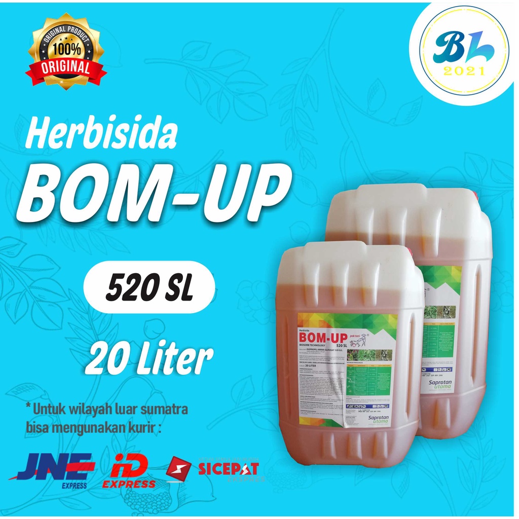 Jual Herbisida BOM-UP 520SL 20 Liter - Mengatasi rumput dan gulma ...