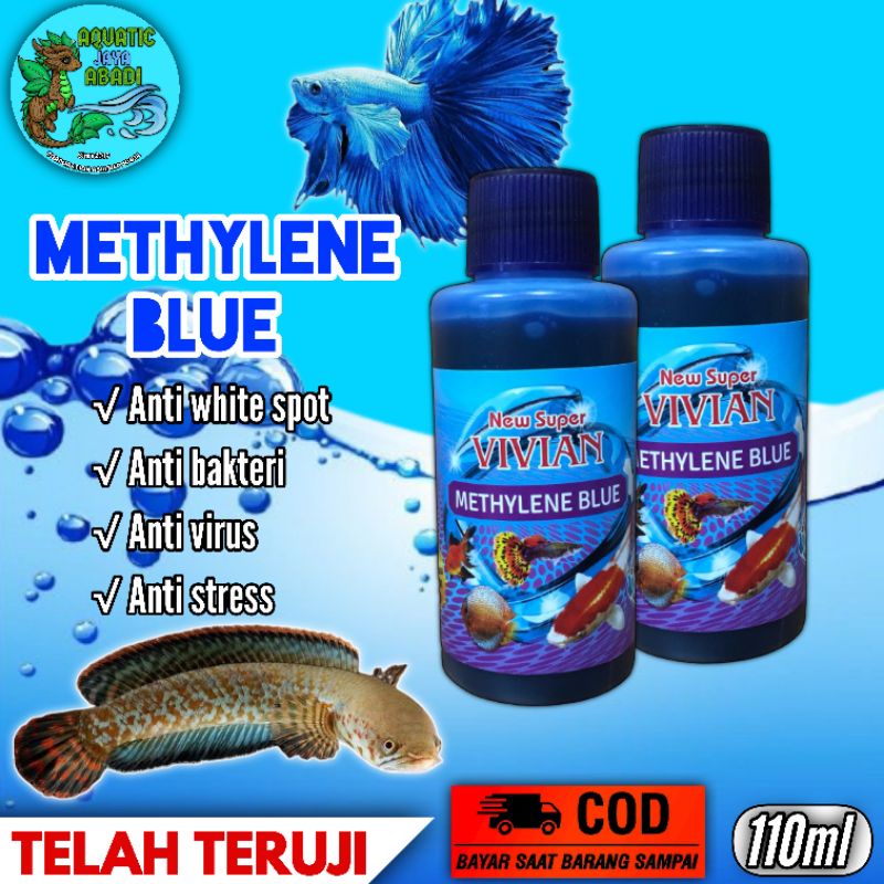 Jual METHYLENE BLUE/Obat biru ikan Anti white spot | Shopee Indonesia