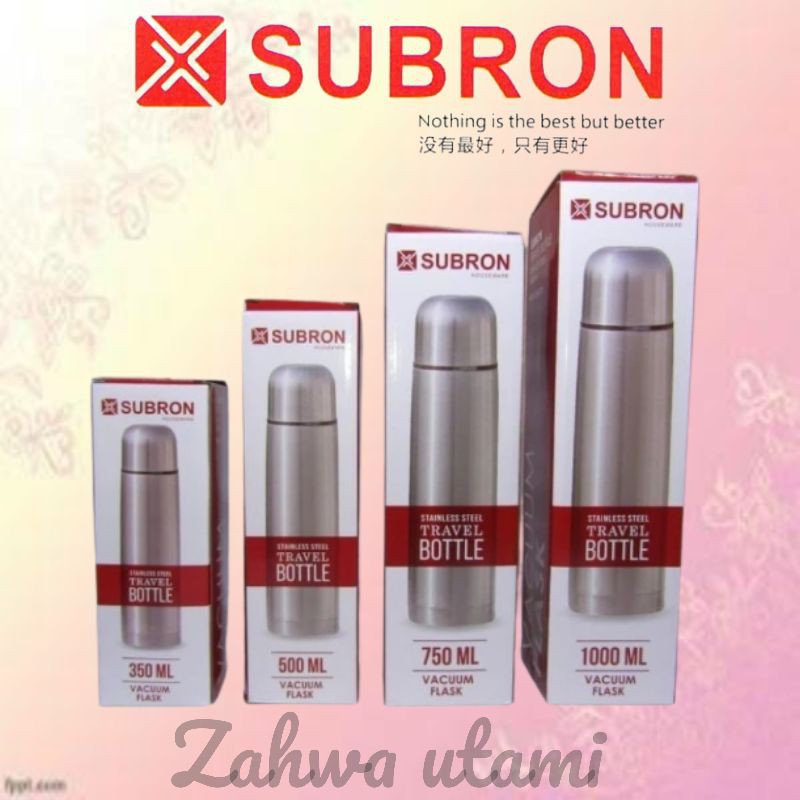 Jual Termos stainles steel subron 1000 ml / vaccum flash subron 750 ml ...