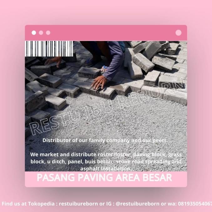 Jual BATAKO JASA PASANG PAVING BLOCK BATA / CONBLOCK KONBLOK Minimalis ...