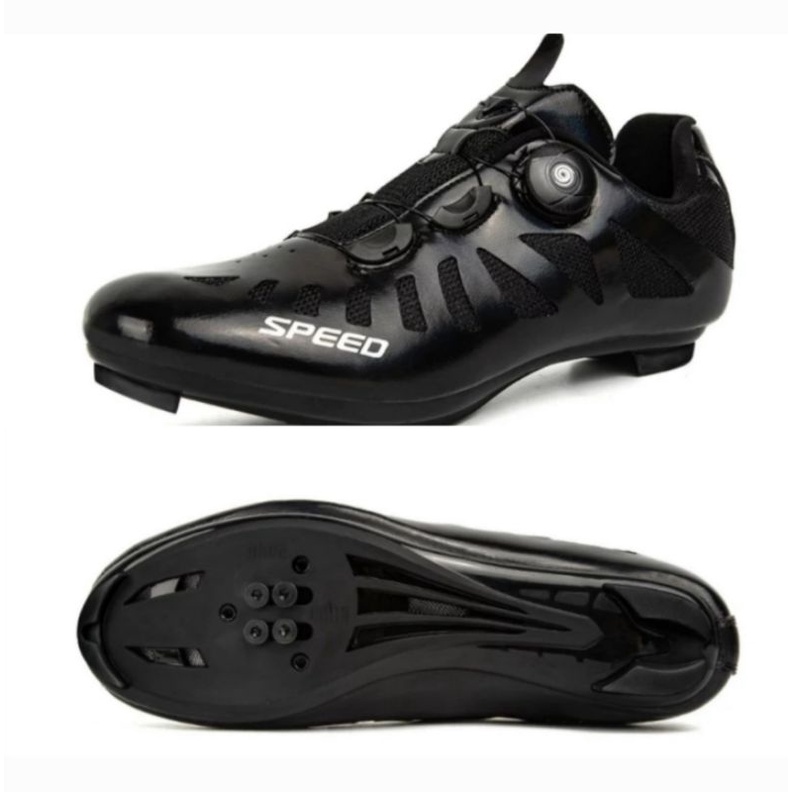 Jual Speed Sepatu Sepeda Multi Cleat Roadbike MTB Cycling Shoes Cleats ...
