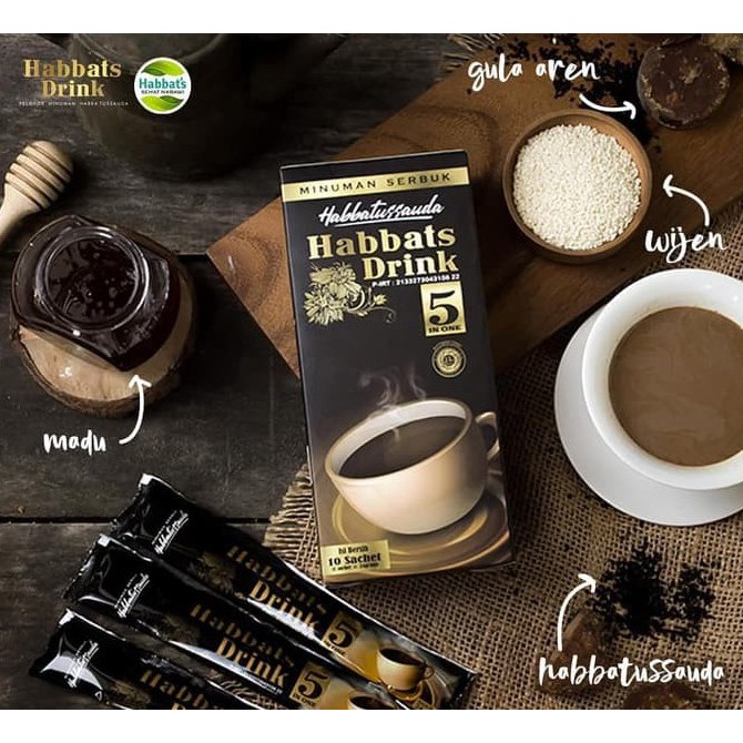 Jual Habbatussauda Habbats Drink 5 in 1 (Minuman Sehat 10 sachet ...
