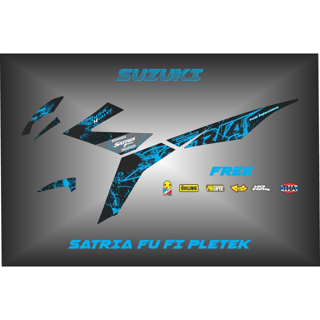 Jual Stiker motori satria fi pletek | Shopee Indonesia