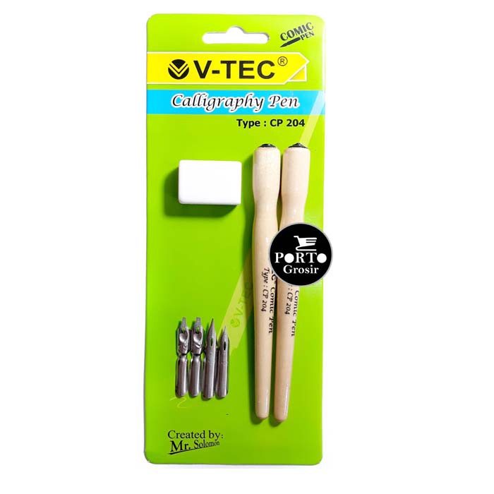 Jual V-Tec Comic Calligraphy CP-204 Manga Komik Pen CP 204 Tools Set ...