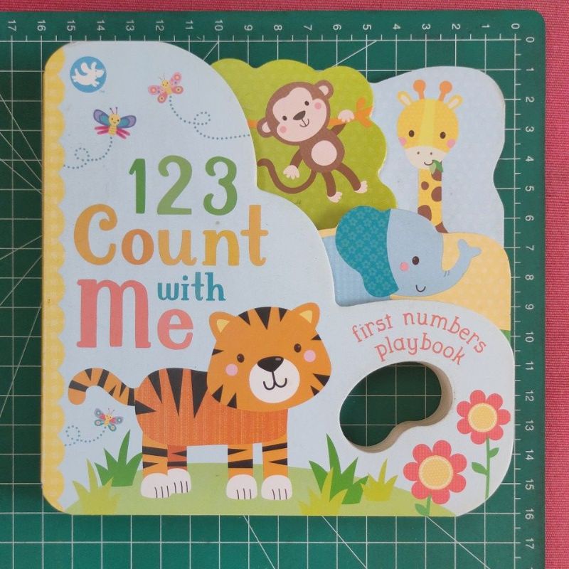 Jual 123 count with me. first numbers playbook. board book | Shopee ...