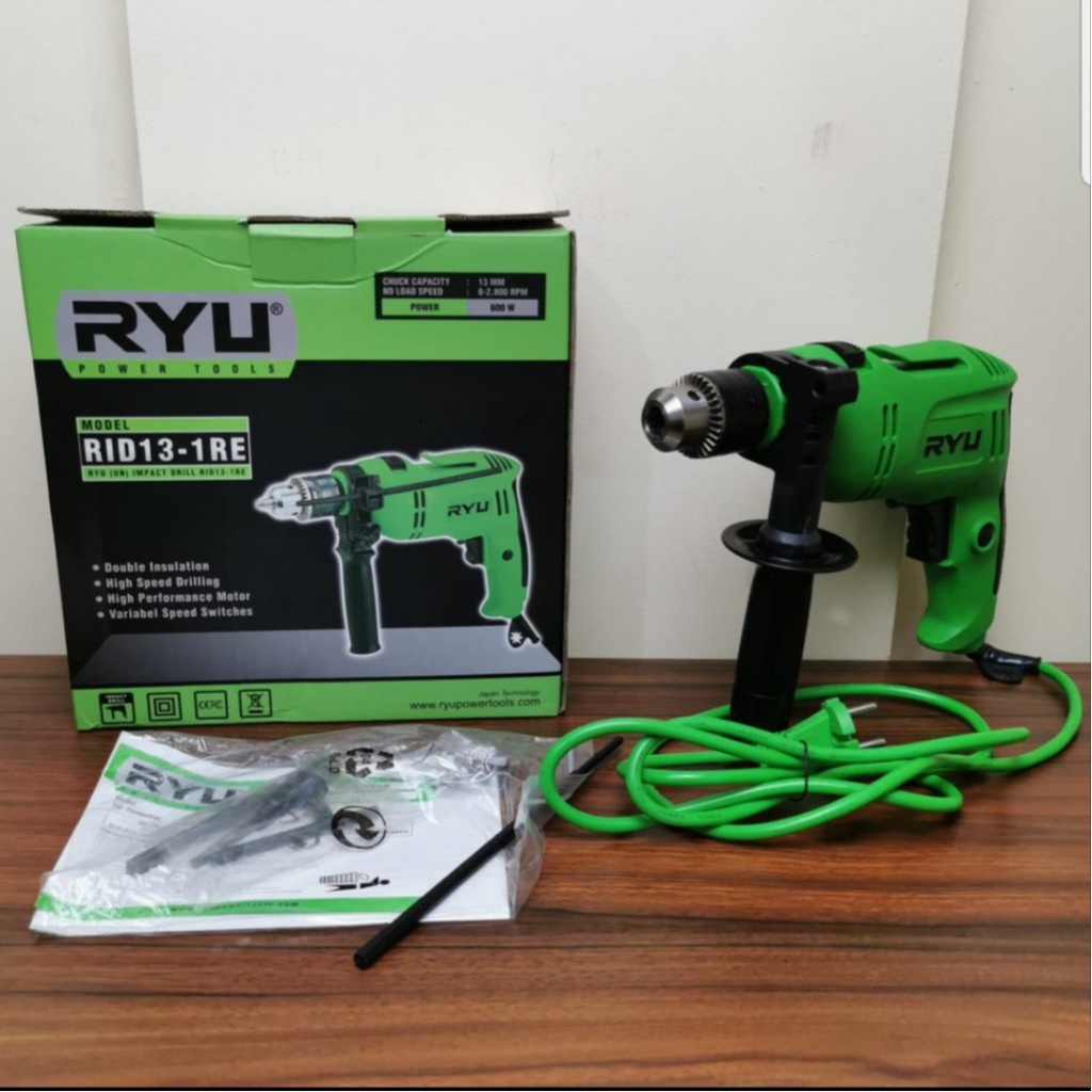 Jual RYU 13mm RID 13-1 RE Impact Drill - Mesin Bor beton tembok ...