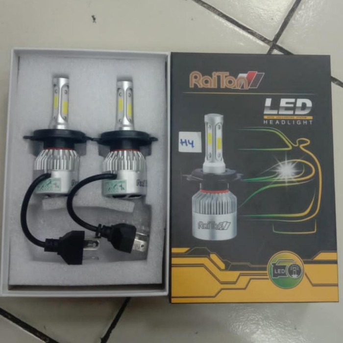 Jual Lampu Turbo Led Headlight Original Raiton H4 Isi Sepasang 2 Pcs