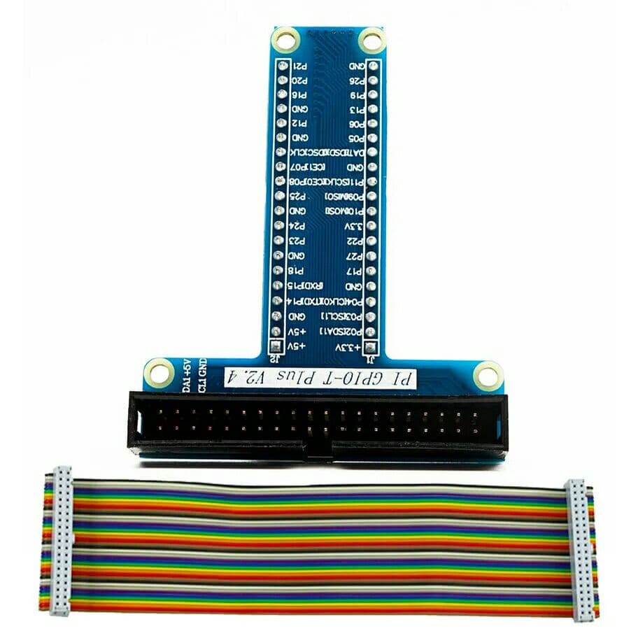 Jual Raspberry Pi B+ Modul T GPIO Expansion Board PCB + Kabel 40P ...