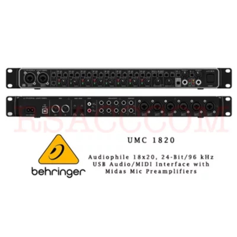 Jual Soundcard Behringer U Phoria UMC 1820 Original UMC1820 USB ...