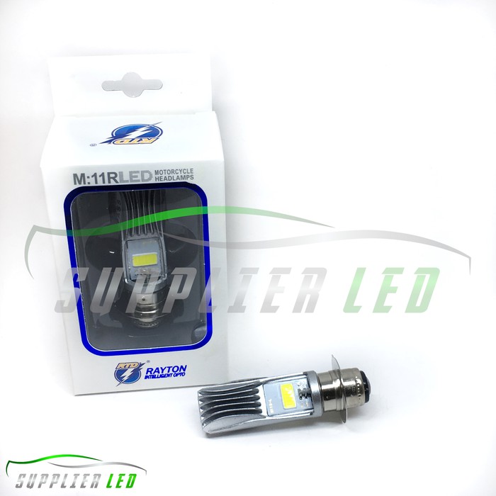 Jual Lampu Utama LED Motor KR C-49 2 Sisi RTD M11R Socket H6 | Shopee ...