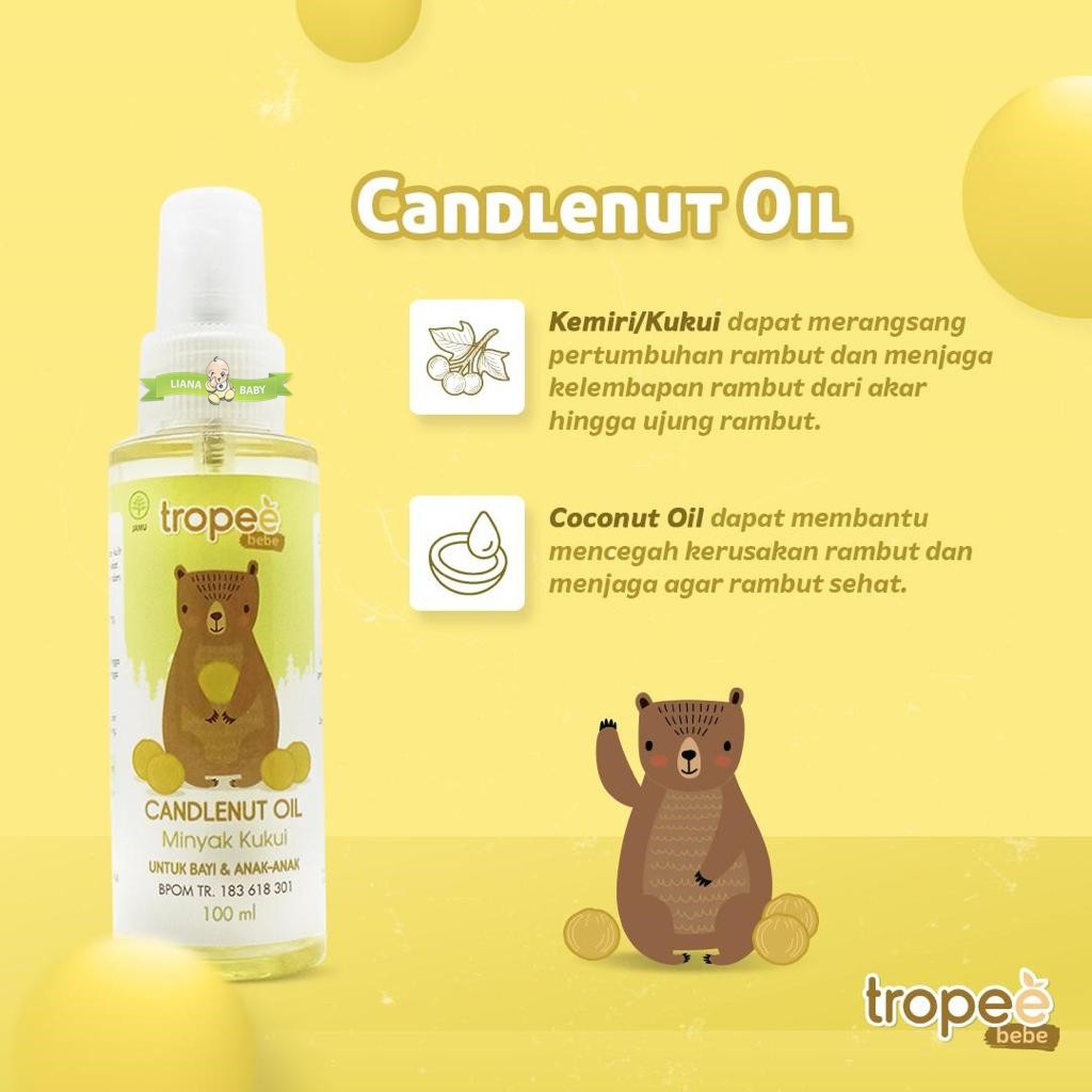 Jual PERA284 MINYAK KEMIRI RAMBUT TROPEE BEBE CANDLENUT OIL 100ml exp ...