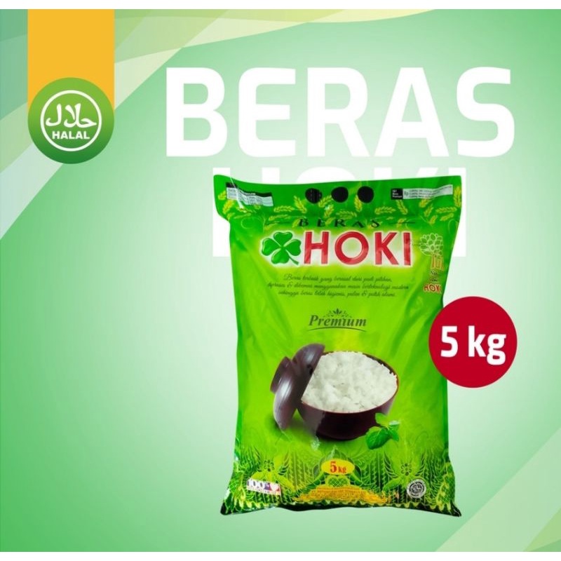 Jual HOKI BERAS PREMIUM 5 KG | Shopee Indonesia