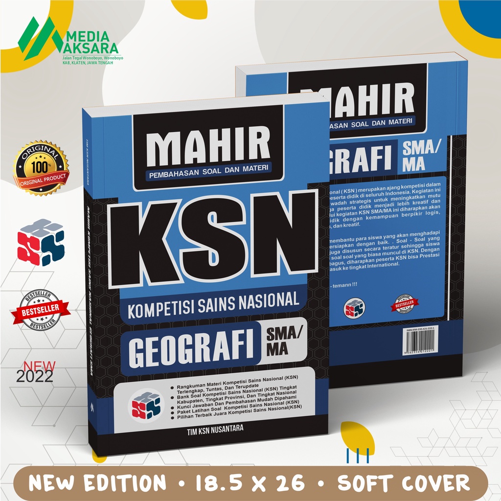 Jual Buku KSN geografi SMA/MAN : Kompetisi Sains Nasional geografi Sekolah Menengah Keatas ...