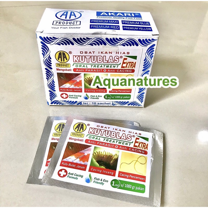 Jual Kutublas Obat Kutu Ikan Anti Parasit (Japan Formula) | Shopee ...