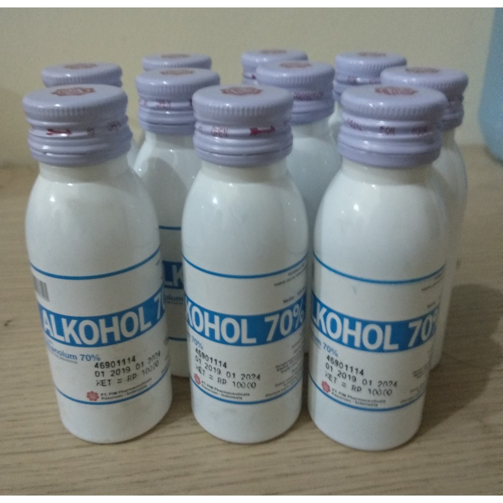 Jual Alkohol 70% RESMI 100ml PT PIM kemenkes | Shopee Indonesia