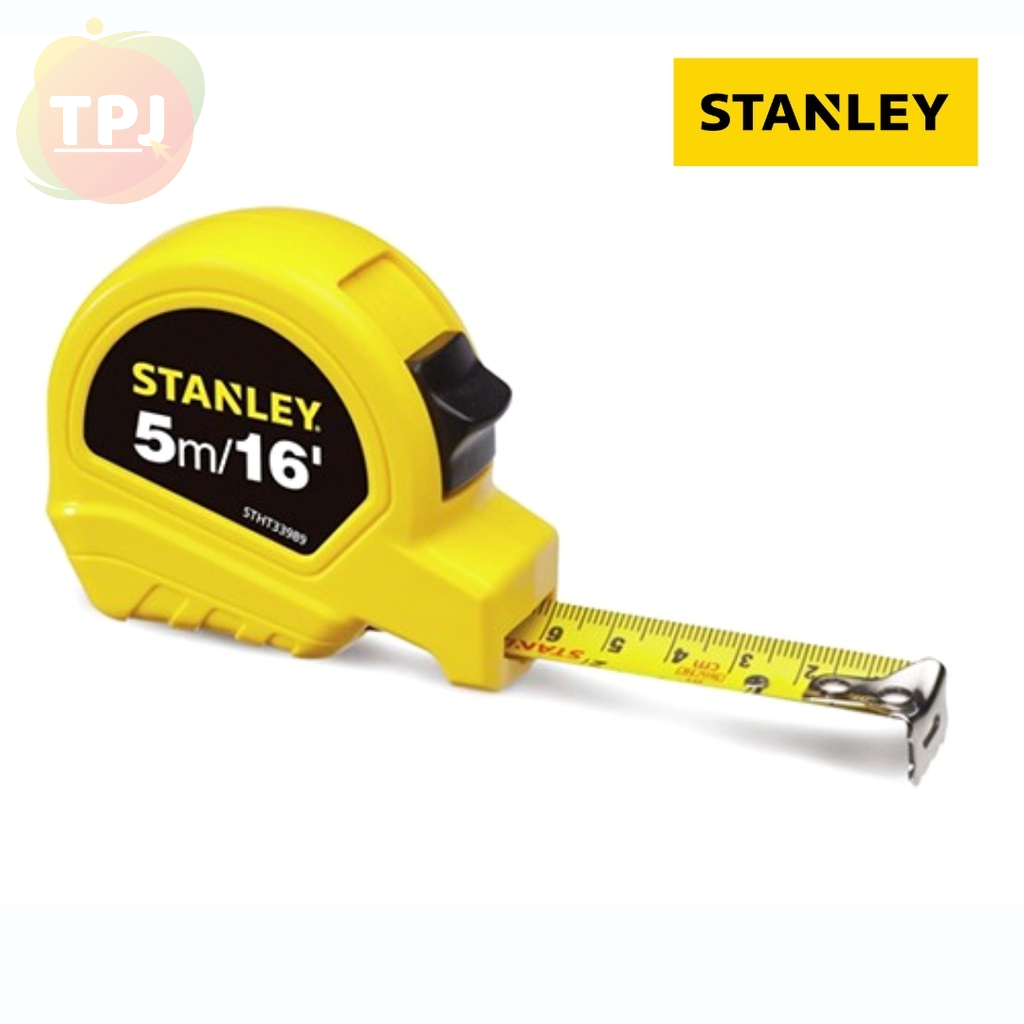 Jual STANLEY 3M / 5M BASIC TAPE RULES / METERAN MEASURING TAPE | Shopee ...