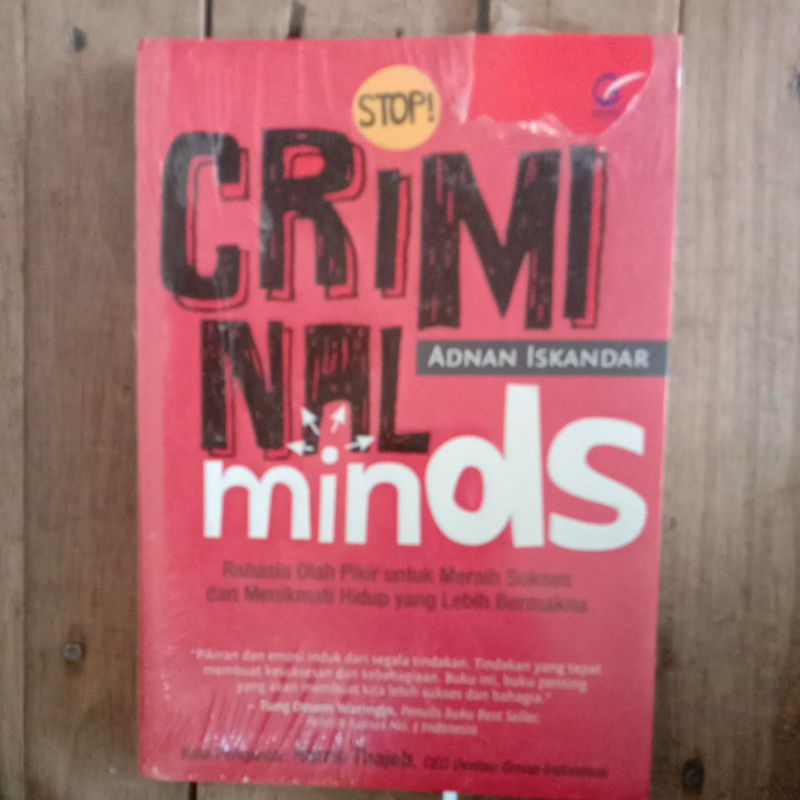 Jual BUKU NOVEL STOP CRIMINAL MINDS ORIGINAL | Shopee Indonesia
