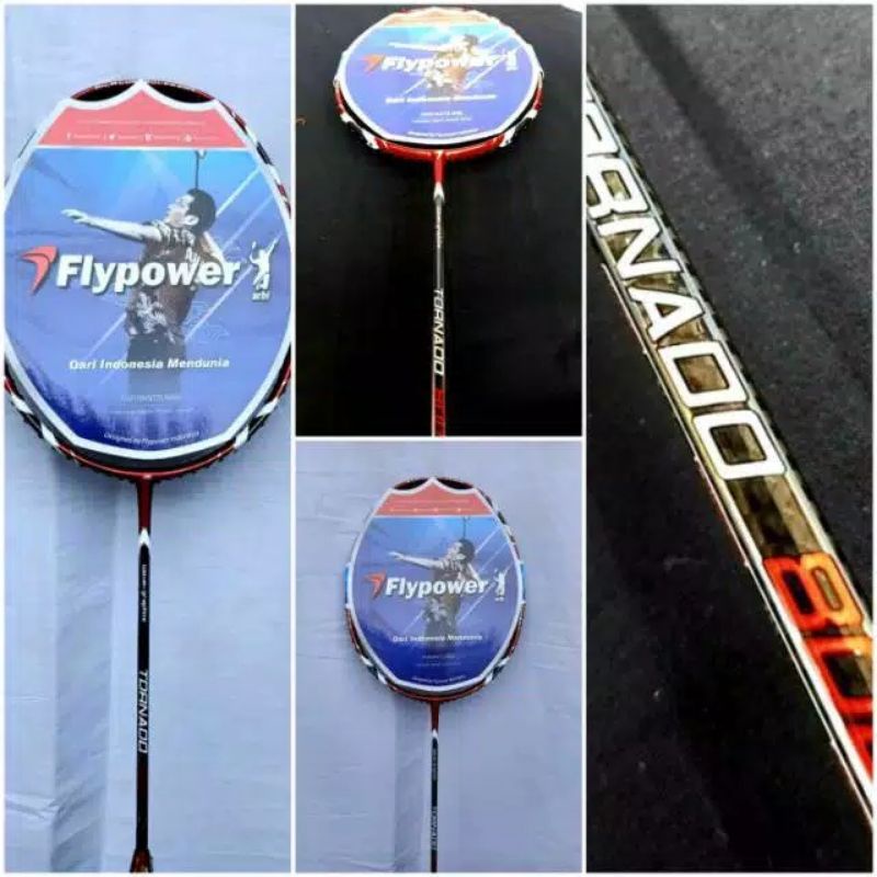 Jual raket flypower tornado 800 original paketan | Shopee Indonesia