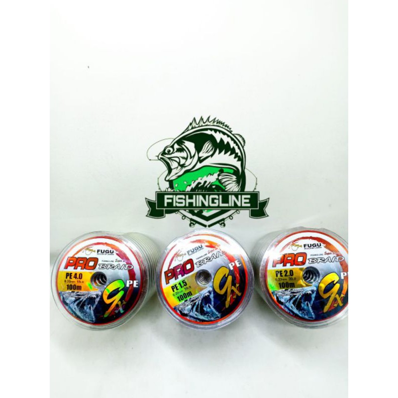 Jual SENAR PE FUGU PRO X9 100 METER CONECTING | Shopee Indonesia