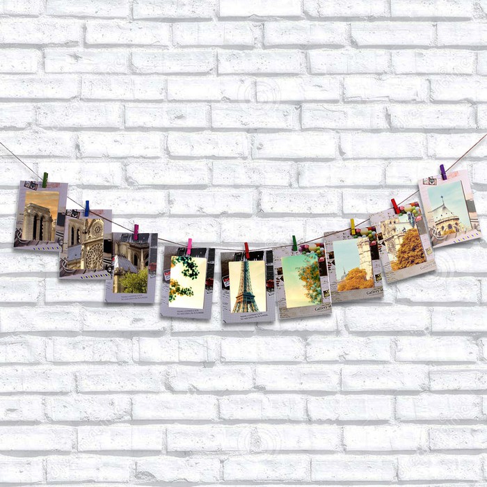 Jual Foto Frame Gantung 6" Bahan Art Paper (9pcs) | Shopee Indonesia